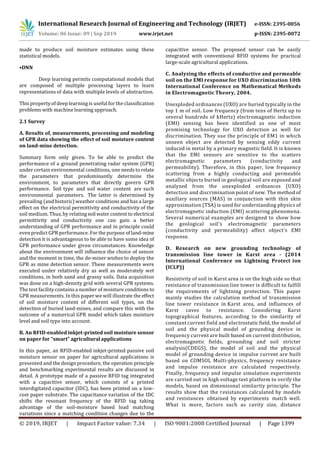 IRJET- Soil Water Forecasting System using Deep Neural Network Regression Model | PDF