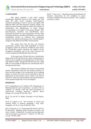 IRJET- Soil Water Forecasting System using Deep Neural Network Regression Model | PDF