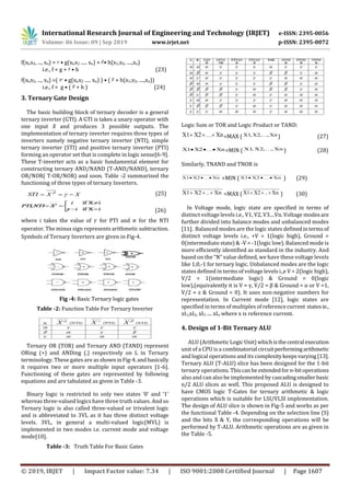 IRJET- Optimization of 1-Bit ALU using Ternary Logic | PDF