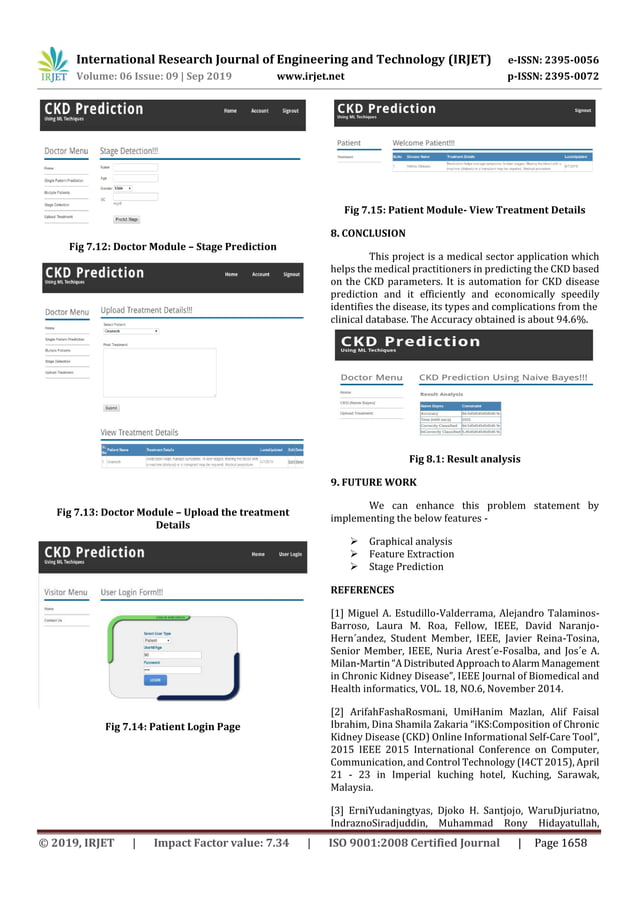 IRJET- Chronic Kidney Disease Prediction based on Naive Bayes Technique | PDF