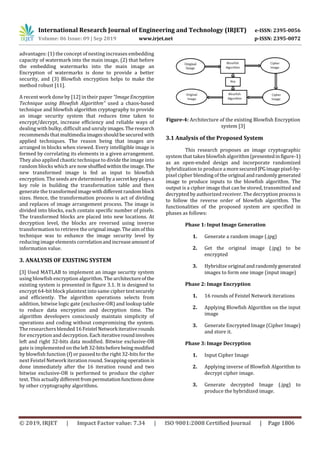 IRJET- Enhanced Image Encryption System using Blowfish and Randomization Methods | PDF
