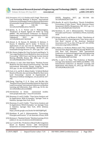 IRJET- A Comparative Forecasting Analysis of ARIMA Model Vs Random ...