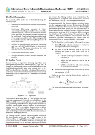 IRJET- A Comparative Forecasting Analysis of ARIMA Model Vs Random ...