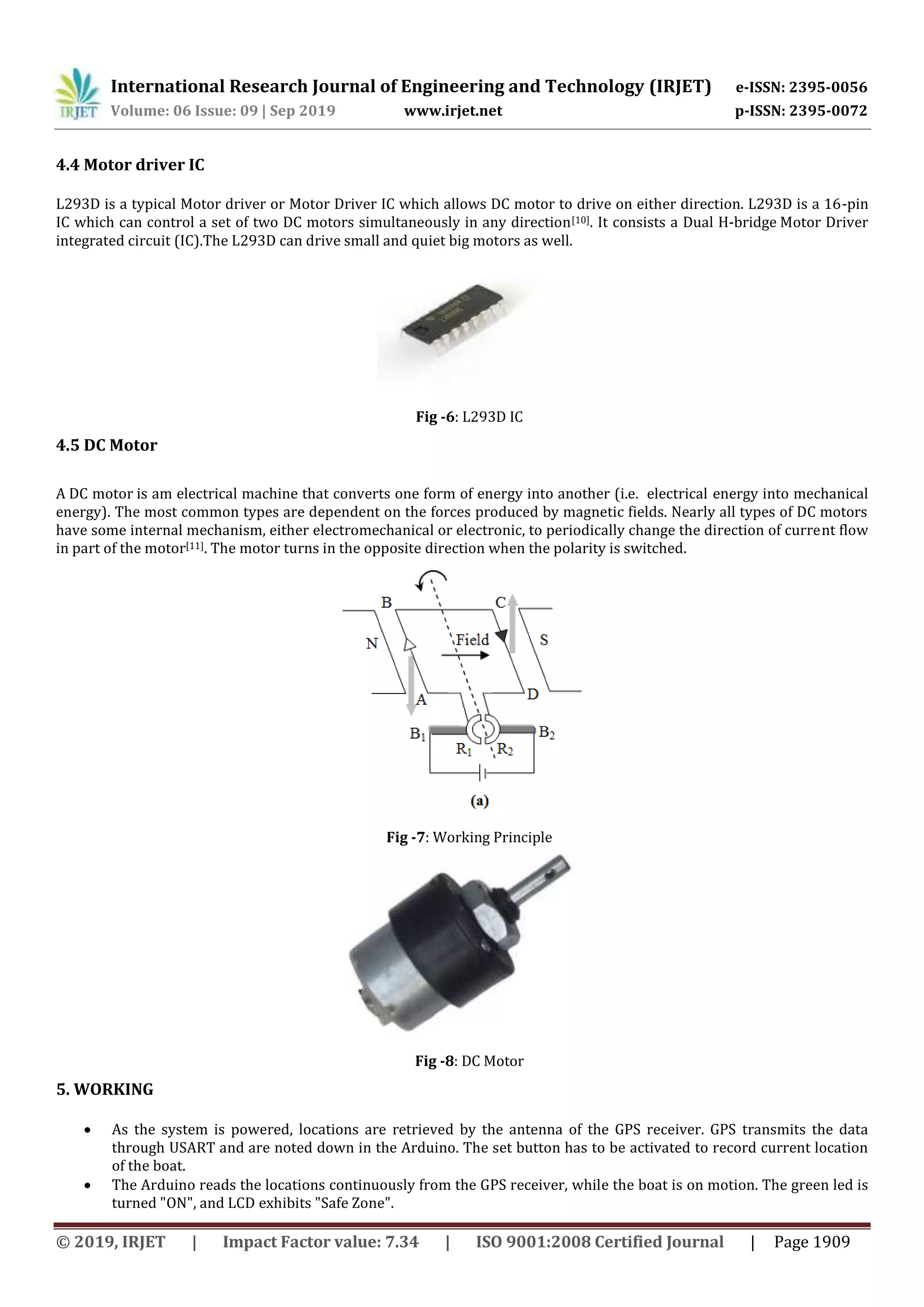 IRJET- Design of Border Alert System for Fishermen using GPS | PDF