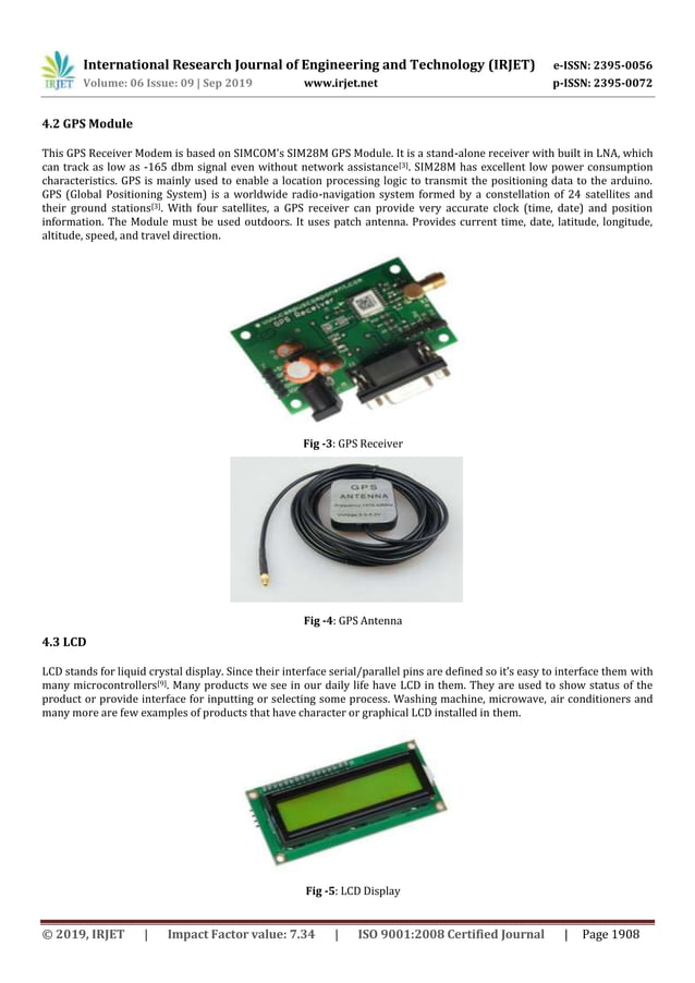 IRJET- Design of Border Alert System for Fishermen using GPS | PDF