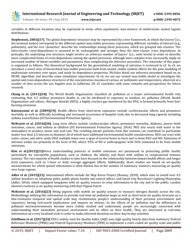 Irjet Air Pollution Detection Using Modified Traingular Mutation Based Particle Swarm