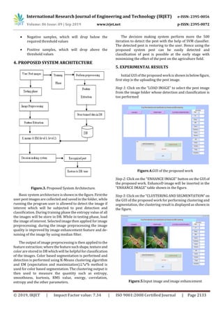 IRJET- Crop Pest Detection and Classification by K-Means and EM Clustering | PDF
