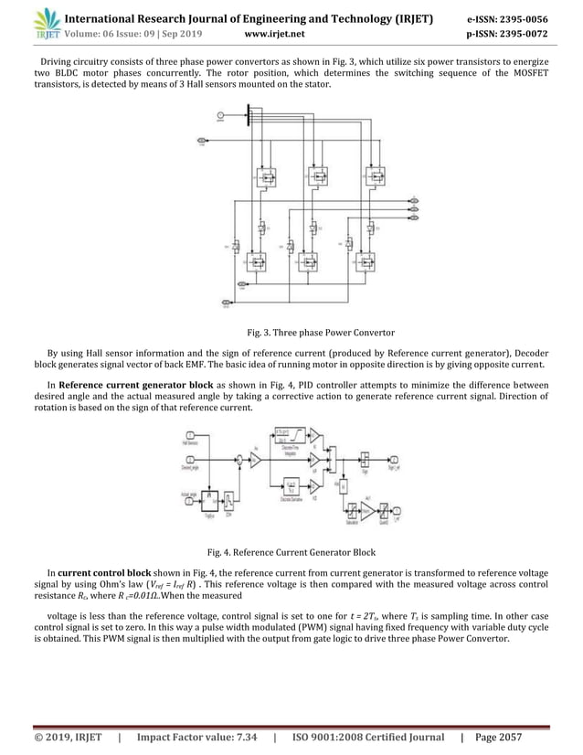 IRJET- Modeling and Control of Three Phase BLDC Motor using PID and Fuzzy Logic Controller | PDF