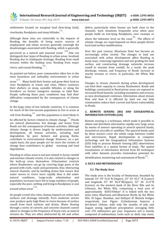 IRJET- Study of Floods Risks using Remote Sensing and Geographic ...