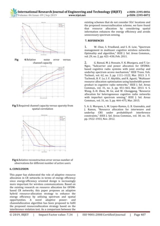 IRJET- Channel Allocation Strategy for Multiuser Cognitive and Location Aware Spectrum Access ...