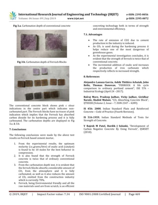 IRJET- Investigation on Ferrock based Mortar an Environment Friendly Concrete | PDF