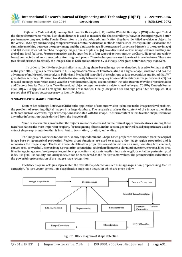 Irjet Shape Based Image Classification Using Geometric properties Pdf