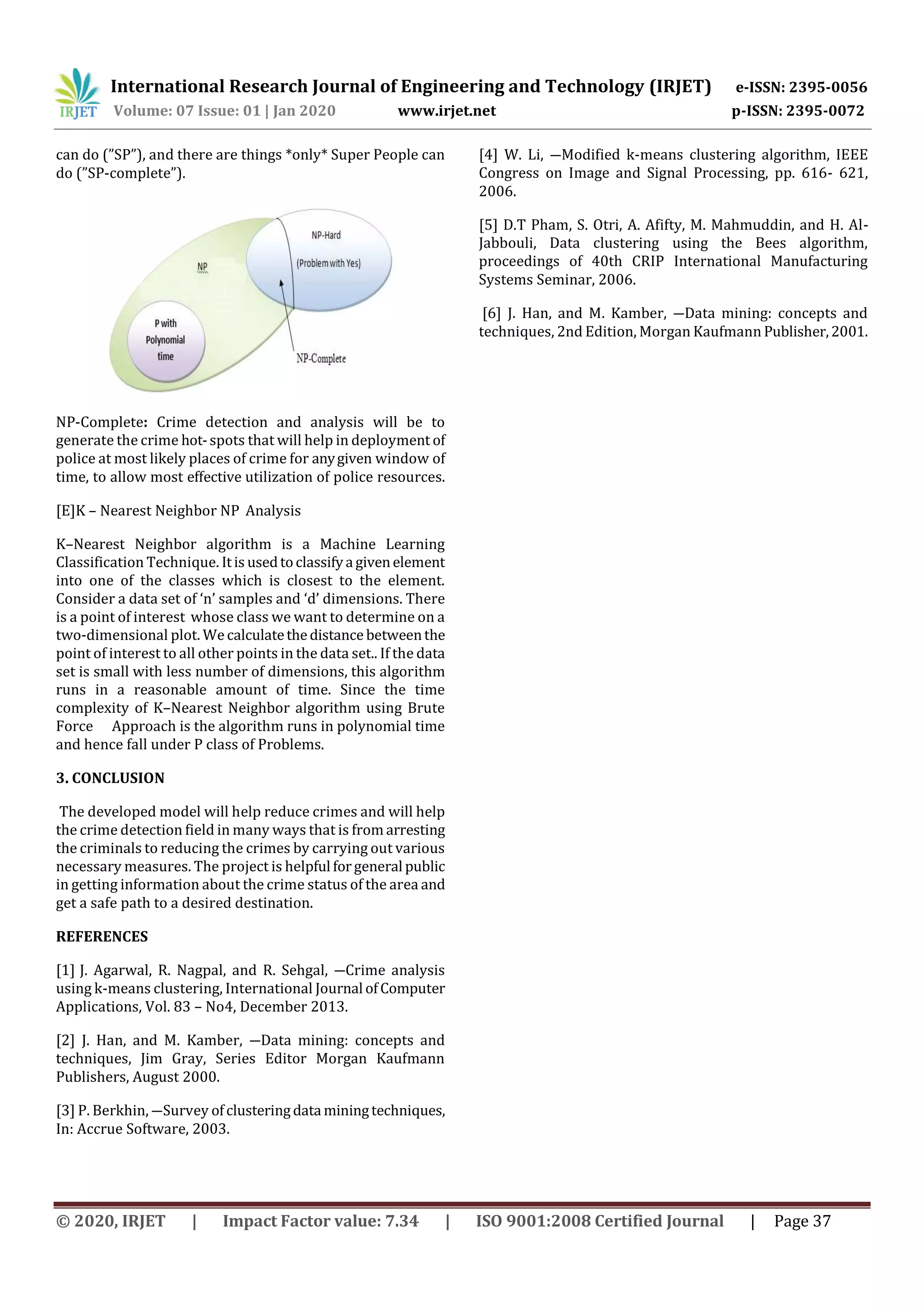 IRJET- Online Crime Reporting and Management System using Data Mining | PDF