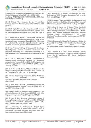 IRJET- A Smart Classroom | PDF