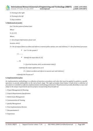 IRJET- An Ameliorated Methodology of Smart Assistant to Physically Challenged Person using IoT | PDF