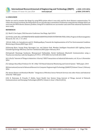 IRJET- Home Monitoring over IoT based Wifi Module | PDF