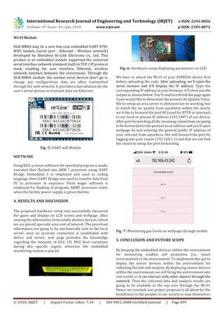 IRJET- An IoT based Low Cost Air Pollution Monitoring System | PDF
