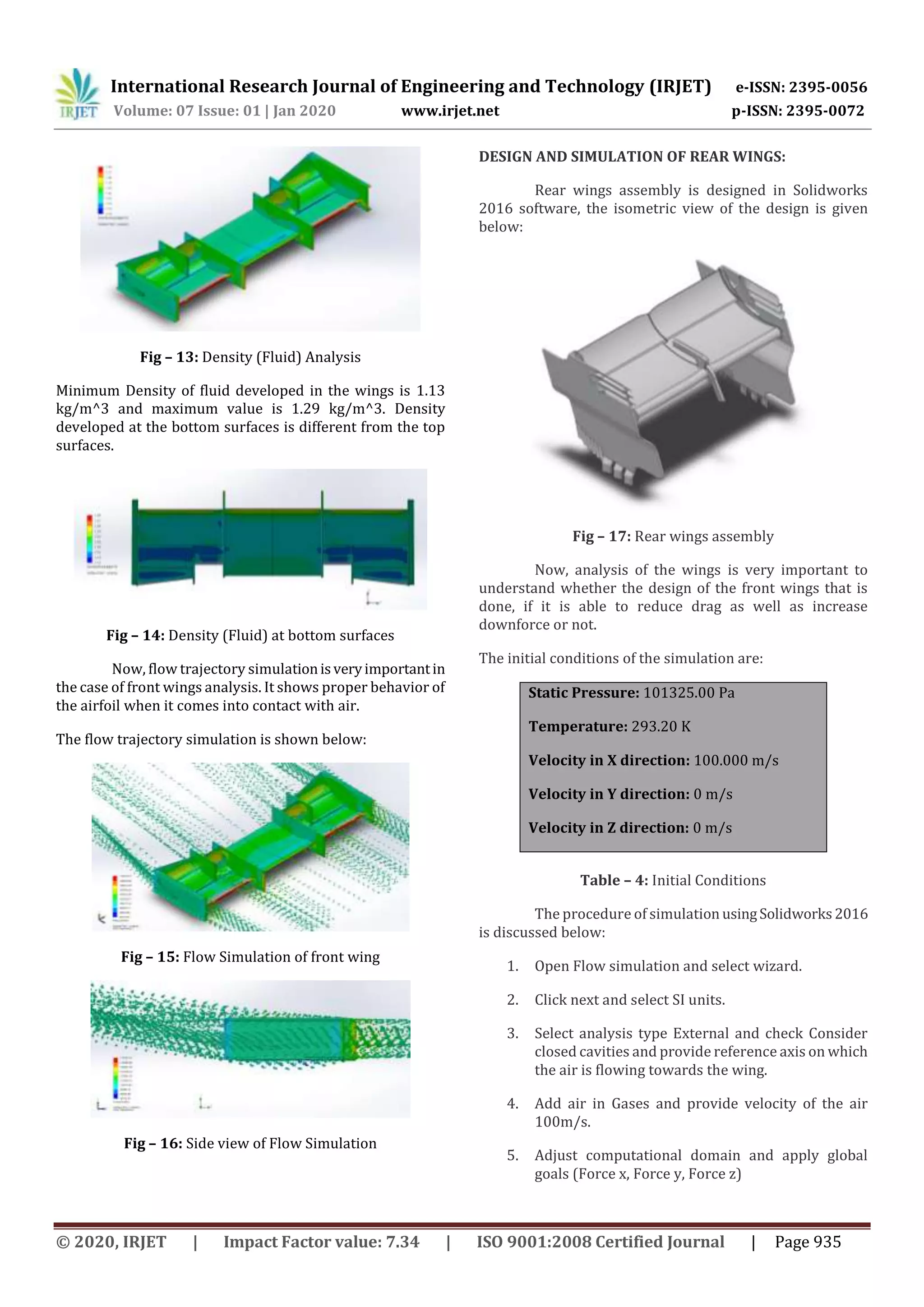 IRJET- Design and Simulation of Aerodynamic Wings of Formula One Racing ...