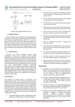IRJET- Mitigation Techniques of Power Quality Issues in Electrical Power System | PDF