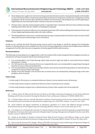 IRJET- Seismic Analysis of a Tall Structure Considering X Type Bracings ...