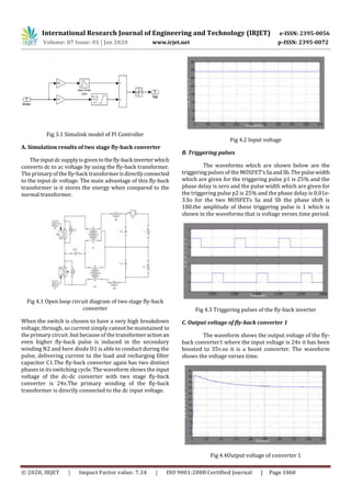 IRJET- A Dual Stage Flyback Converter using VC Method | PDF