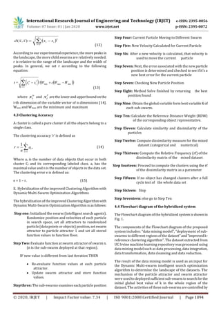 IRJET- Improved Model for Big Data Analytics using Dynamic Multi-Swarm Optimization and ...
