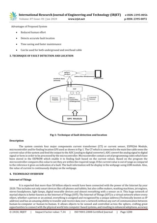 IRJET- Fault Detection, Classification and Location using GPS System | PDF