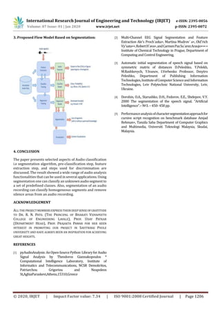 IRJET- Segmentation in Digital Signal Processing | PDF