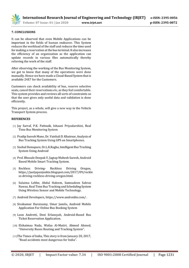 IRJET- Real Time Transport Tracking and Management System using Google API | PDF | Operating ...