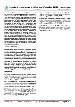 IRJET- Public Bus Transport Location Monitoring System | PDF ...