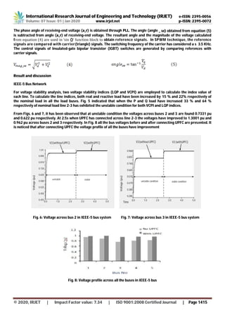 IRJET- A Placement Method of Fuzzy based UPFC to Enhance Voltage Stability Margin | PDF
