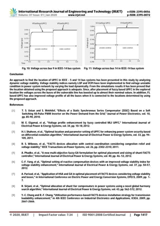 IRJET- A Placement Method of Fuzzy based UPFC to Enhance Voltage Stability Margin | PDF