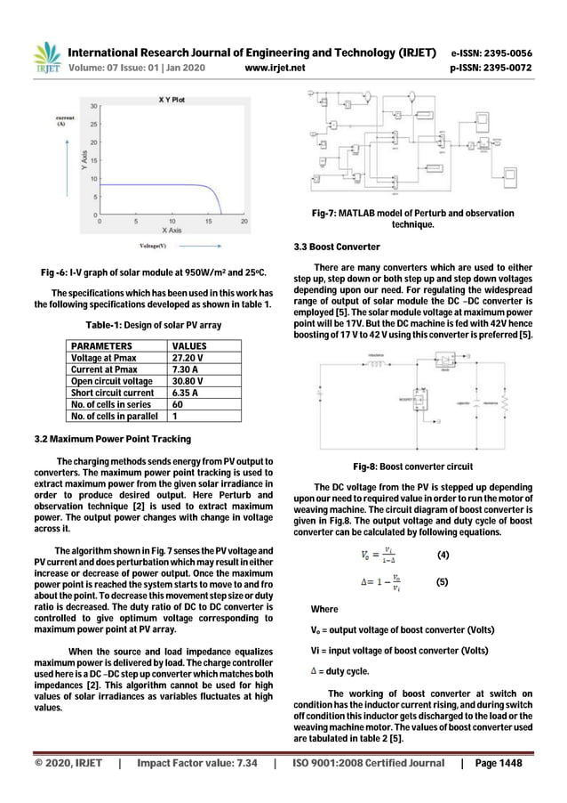 IRJET- Arduino UNO Controlled DC Weaving Machine Powered by Solar ...