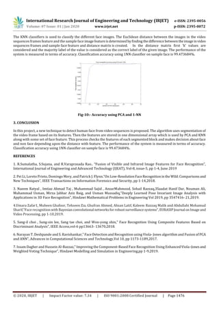 IRJET- Efficient Face Detection from Video Sequences using KNN and PCA | PDF | Computing ...