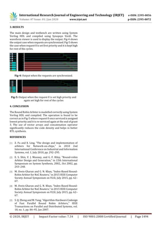 IRJET- Design of a Round Robin Bus Arbiter using System Verilog | PDF