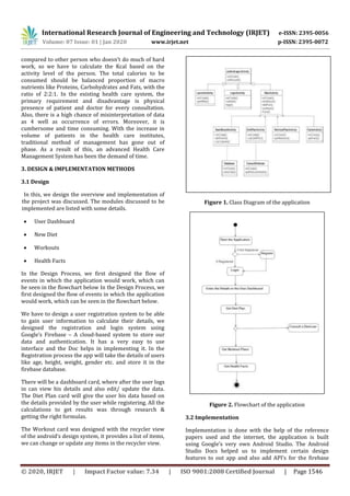 IRJET- Virtual Dietitian: An Android based Application to Provide Diet | PDF