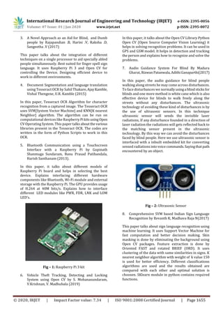 IRJET- Review on Raspberry Pi based Assistive Communication System for ...