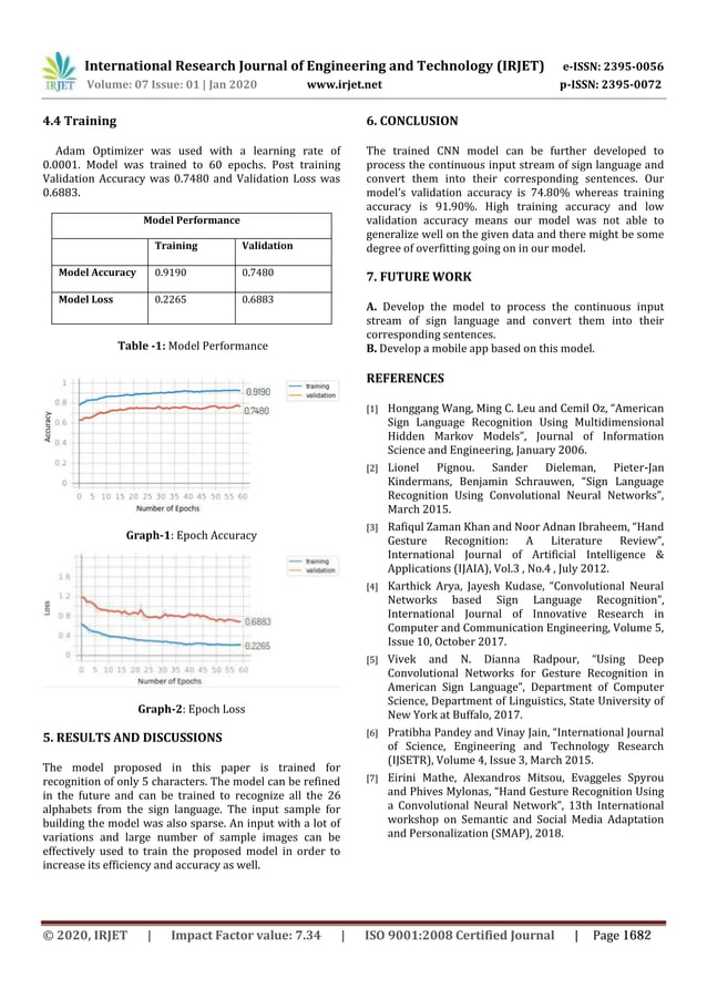IRJET- Hand Sign Recognition using Convolutional Neural Network | PDF