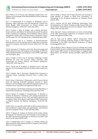 IRJET- Robust and Fast Detection of Moving Vechiles in Aerial Videos ...