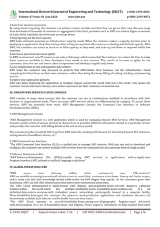 IRJET- Research Paper on AWS Cloud Infrastructure vs Traditional On-Premise | PDF