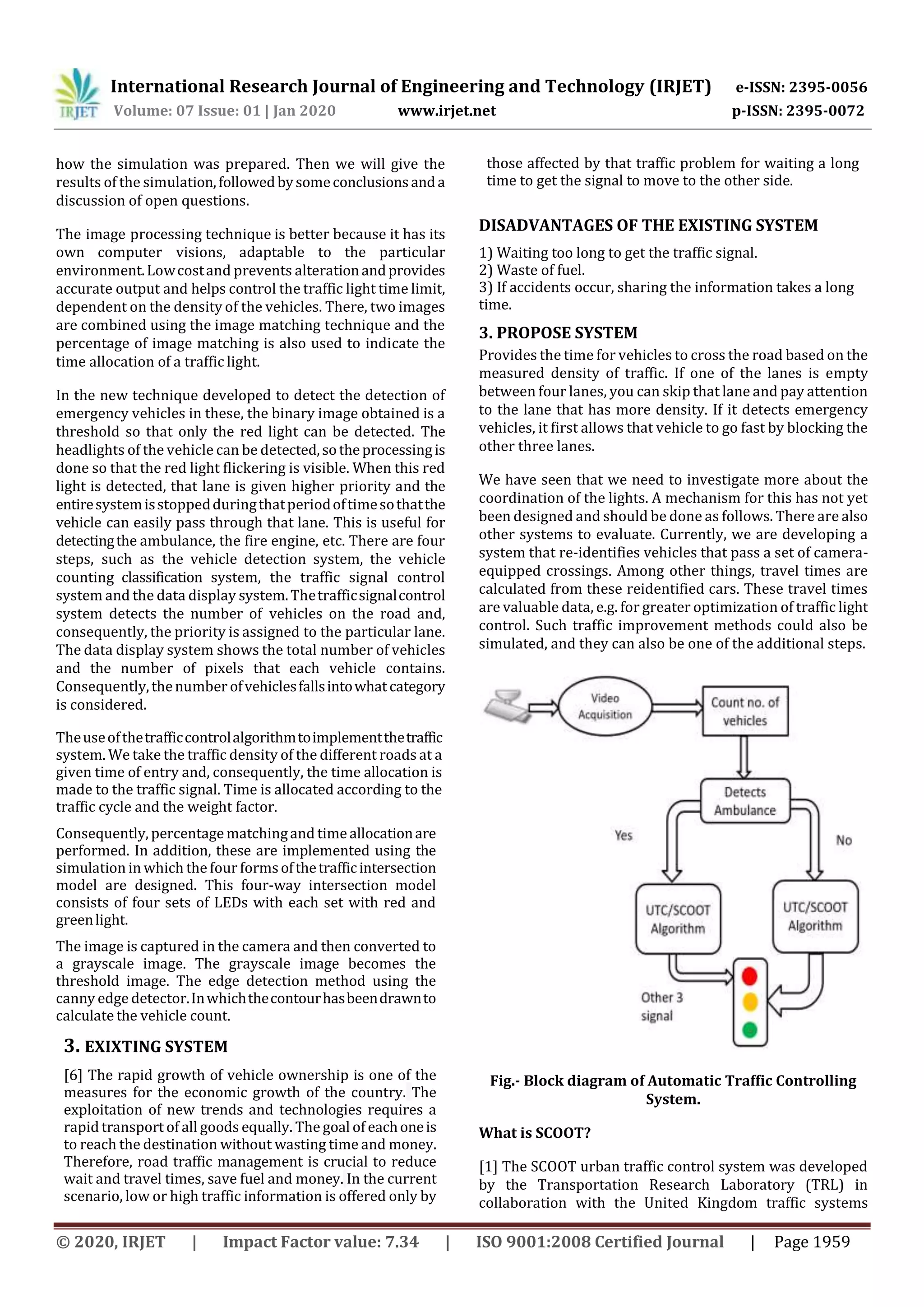Irjet Simulation Based Automatic Traffic Controlling System Pdf