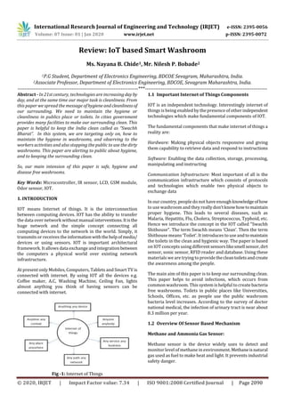 IRJET- Review: IoT based Smart Washroom | PDF