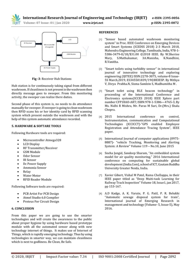 IRJET- Review: IoT based Smart Washroom | PDF