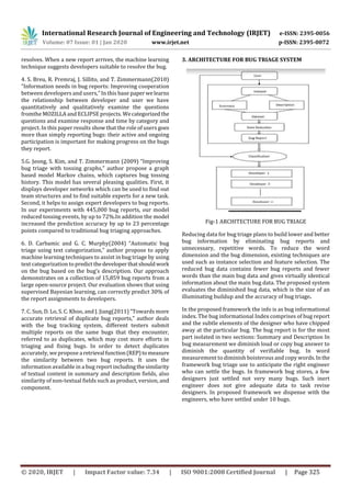 IRJET- Data Reduction in Bug Triage using Supervised Machine Learning | PDF