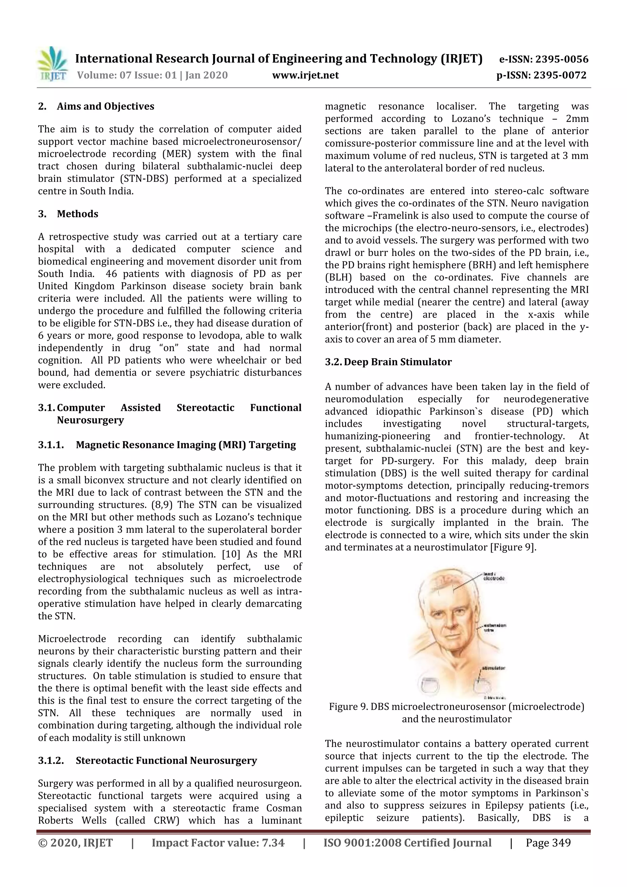 IRJET- Precision of Lead-Point with Support Vector Machine based ...