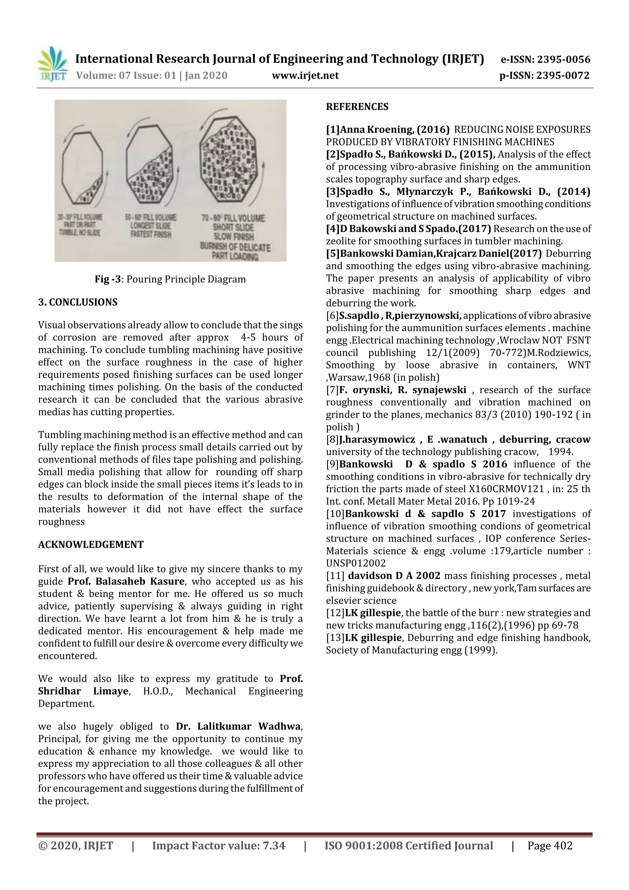 IRJET- Design and Manufacturing of Tumbling Machine | PDF