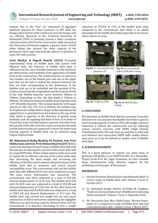 IRJET- A Review of Comparative Study between Conventional Slab and ...
