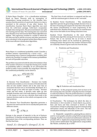 IRJET- Web-based Application to Detect Heart Attack using Machine Learning | PDF