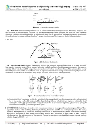 IRJET- Analysis of Heat Transfer in Engine Cylinder Fins for Varying ...