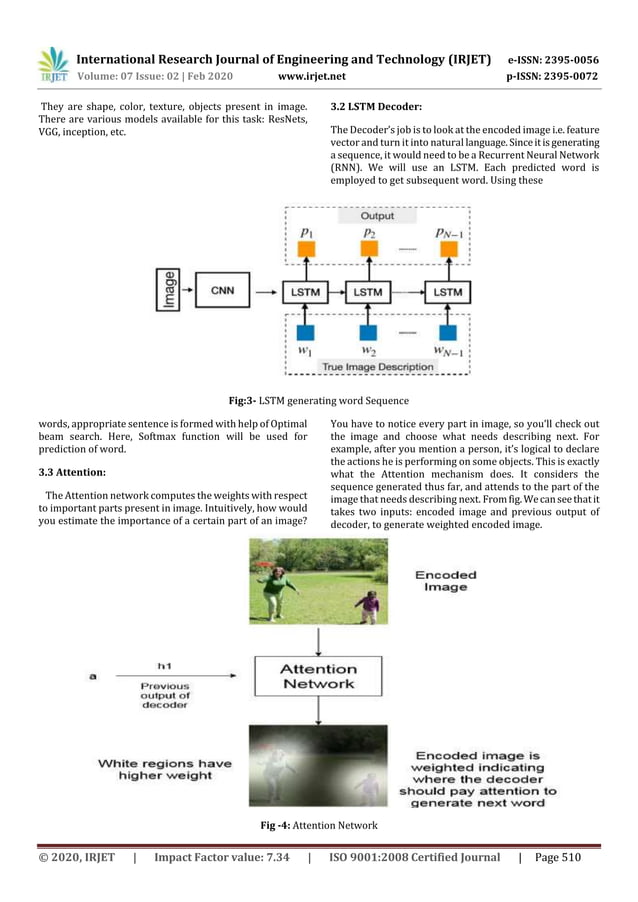IRJET- Image Caption Generation System using Neural Network with Attention Mechanism | PDF